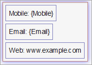 Working with the Contact {Fields} signature element – Exclaimer Knowledge Base